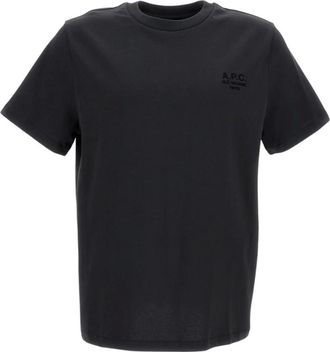 A.P.C. A.p.c., Homme, Tops, Noir, Taille: L T-Chemises