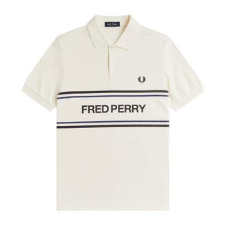 Fred Perry Homme, Tops, Beige, Taille: L Polo Chemises