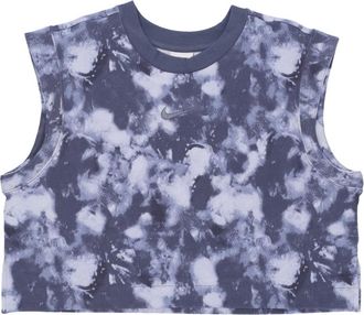 Nike Wave Dye Crop Tank Top - - Sport - Damen - Lila - M
