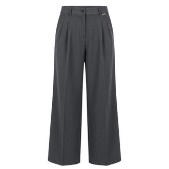 Baldinini Plissierte weite Hose - - Trousers - Damen - Grau - S