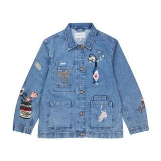 Munthe Femme, Vestes, Bleu, Taille: 44 FR Prickly Jacket