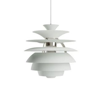 Louis Poulsen Suspension PH - Vert - Zinc chromé - Designer Poul Henningsen