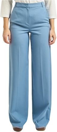 iBlues Femme, Pantalons, Bleu, Taille: 46 FR Wide Pantalons