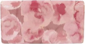 Louis Vuitton Pre-owned Monogram Vernis Flower Ikat Long Wallet - Femme - Pre-owned - Rose - Taille: ONE Size