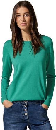 Cecil Damen B302754 NOS_Round Neck Pullover, Aventurine Green, XXL EU