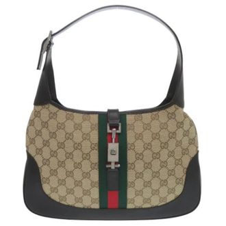 Gucci Pre-owned Vintage Canvas Schultertasche - - Pre-owned - Damen - Beige - ONE SIZE