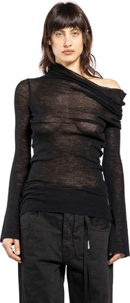 Ann Demeulemeester Tizziana Drop Shoulder Knit Top