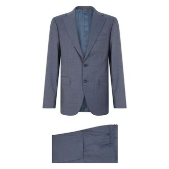 Canali Homme, Costumes, Bleu, Taille: M Veste coupe classique