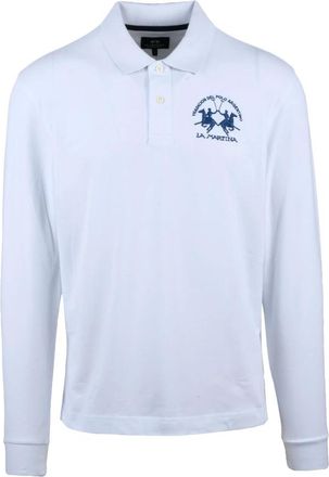 La Martina Homme, Tops, Blanc, Taille: L Polo