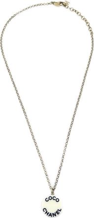 Chanel 2007 Halskette mit Logo - Gold