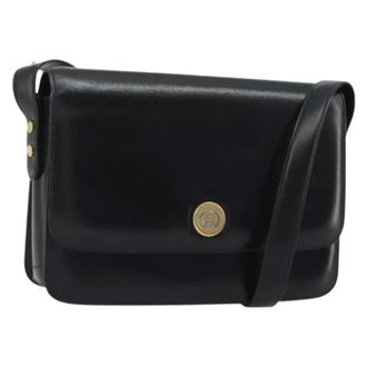 Gucci Sac bandouli&egrave;re vintage Pre-owned - Femme - Pre-owned - Noir - Taille: ONE Size