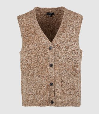 Rails Gilet Kasmir Brown Melange