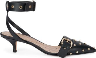 Red Valentino Femme, Chaussures, Noir, Taille: 38 1/2 EU Escarpin Pointu &agrave; Petit Talon