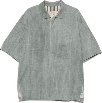 Ziggy Chen Homme, Tops, Vert, Taille: L Polo