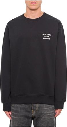 Drôle de Monsieur Homme, Sweatshirts et sweats à capuche, Noir, Taille: XL Le SweaT-shirt Slogan