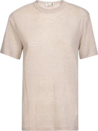 Comme Des Gar&ccedil;ons Femme, Tops, Beige, Taille: 38 FR Classic Tee Shirt