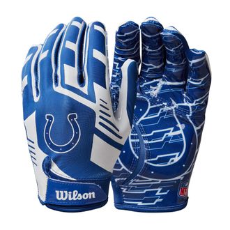 Wilson NFL Stretch Fit Fu&szlig;ballhandschuhe - Erwachsene, Indianapolis Colts