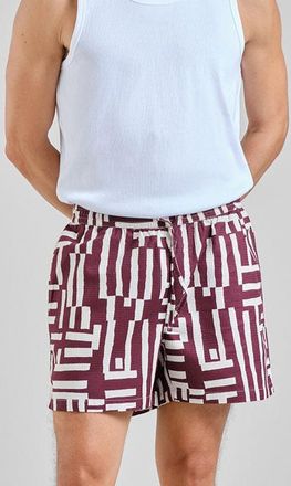 Dedicated Herren vegan Shorts Essingen Feige Rot