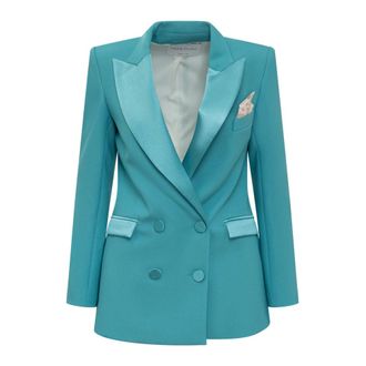 Hebe Studio Bianca Cady Blazer - - Jackets - Damen - Gr&uuml;n - S