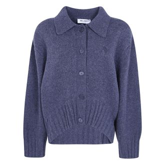 The Attico Cardigan style chemise - Femme - Pulls - Gris - Taille: 40 FR