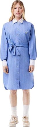 Lacoste Rene Hemdblusenkleid f&uuml;r Damen (Persisch Blau)