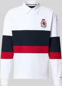 Tommy Hilfiger Relaxed Fit Poloshirt aus reiner Baumwolle Modell CREST RUGBY
