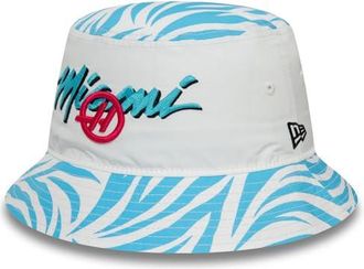 New Era Haas F1 Team Miami GP Chapeau cloche zèbre Blanc, blanc, M