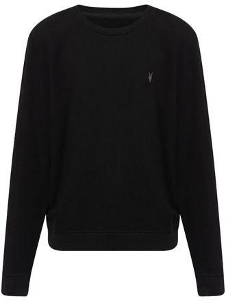 AllSaints Lang&auml;rmeliges T-Shirt - Schwarz