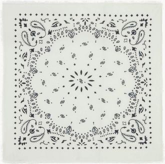 Kujten Grand bandana cachemire imprimé - Grand Bandana Hachiko