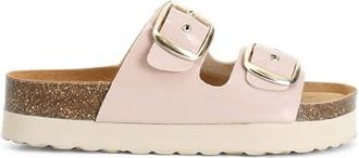 Caf&egrave;noir Pantoufles Pour Femmes Avec Boucles, Pour Femme, Couleur Rose, Taille 38