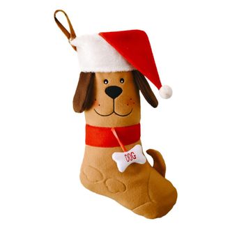 BESPORTBLE Weihnachtsstrumpf Hundeknochen Geschenkbeutel aus Hautfreundlichem Material Leichte Party S&uuml;&szlig;igkeitentasche f&uuml;r Wiederverwendbare Aufbewahrungstasche