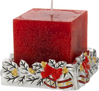 Bagutta Weihnachts-Kerzenhalter mit Kerze 55 x 55 x 55 cm Farbe Rot. Die Referenz ist N 8660-02 RO