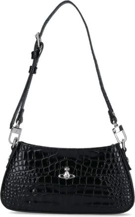 Vivienne Westwood Hobo Bags - Tasha Shoulder Bag In Black Calfskin - Gr. unisize - in Schwarz - f&uuml;r Damen