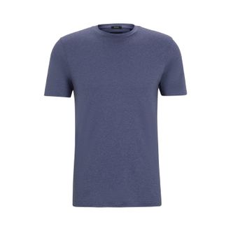 HUGO BOSS Tessler 62 T-Shirt f&uuml;r Herren, Meliert (Marine)