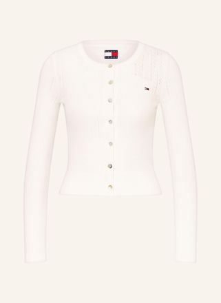 Tommy Jeans Strickjacke weiss