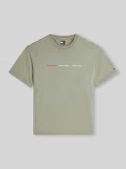 Tommy Jeans Relaxed Fit T-Shirt aus reiner Baumwolle