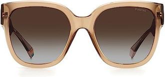 Polaroid Pld 6167/s 10A/LA BEIGE Sunglasses Womens Polycarbonate, Standard, 55