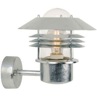 Nordlux Applique murale vejers Up Acier galvanis&eacute; Acier galvanis&eacute;, H.23 - IP54 - E27 / Nordlux Ext&eacute;rieur