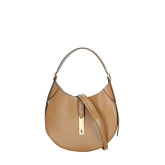 Ralph Lauren Femme, Sacs, Brun, Taille: ONE Size Sac bandouli&egrave;re en cuir