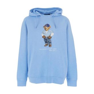 Polo Ralph Lauren Bear Fleece Hoodie - - Sweatshirts & Hoodies - Herren - Blau - M