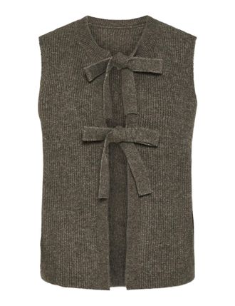 Pieces female Strickweste PCSILLY