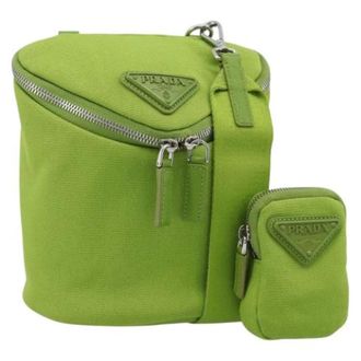 Prada unisex, Pre-owned, Vert, Taille: ONE Size Sac bandouli&egrave;re vintage doccasion
