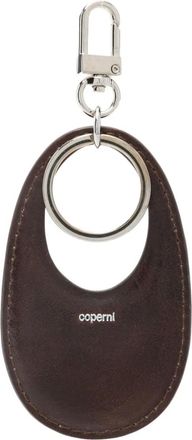 Coperni porte-clés Swipe en cuir - Marron