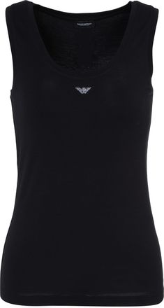Emporio Armani Damen Underwear Tank T-Shirt, Schwarz, XS