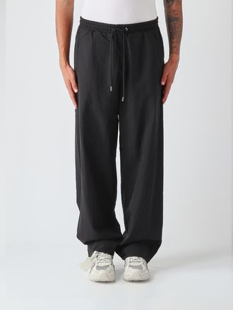 Off-white Weit geschnittene Hose aus Funktionsstoff mit elastischem Kordelzugbund