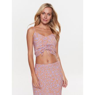 Roxy Top Vibrant ERJWT03564 Rosa Slim Fit