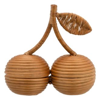 Anna + Nina Bo&icirc;te de rangement en rotin Cerise Anna + Nina