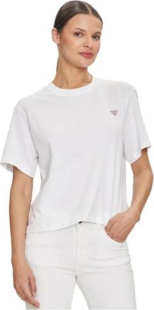 Guess Femme, Tops, Blanc, Taille: 40 FR T-Shirt