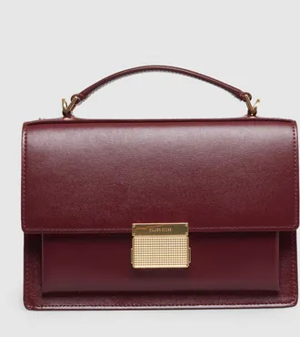 Golden Goose Sac Venezia Cuir Bordeaux