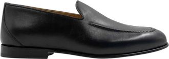 Kiton Homme, Chaussures, Noir, Taille: 42 1/2 EU Mocassin en cuir
